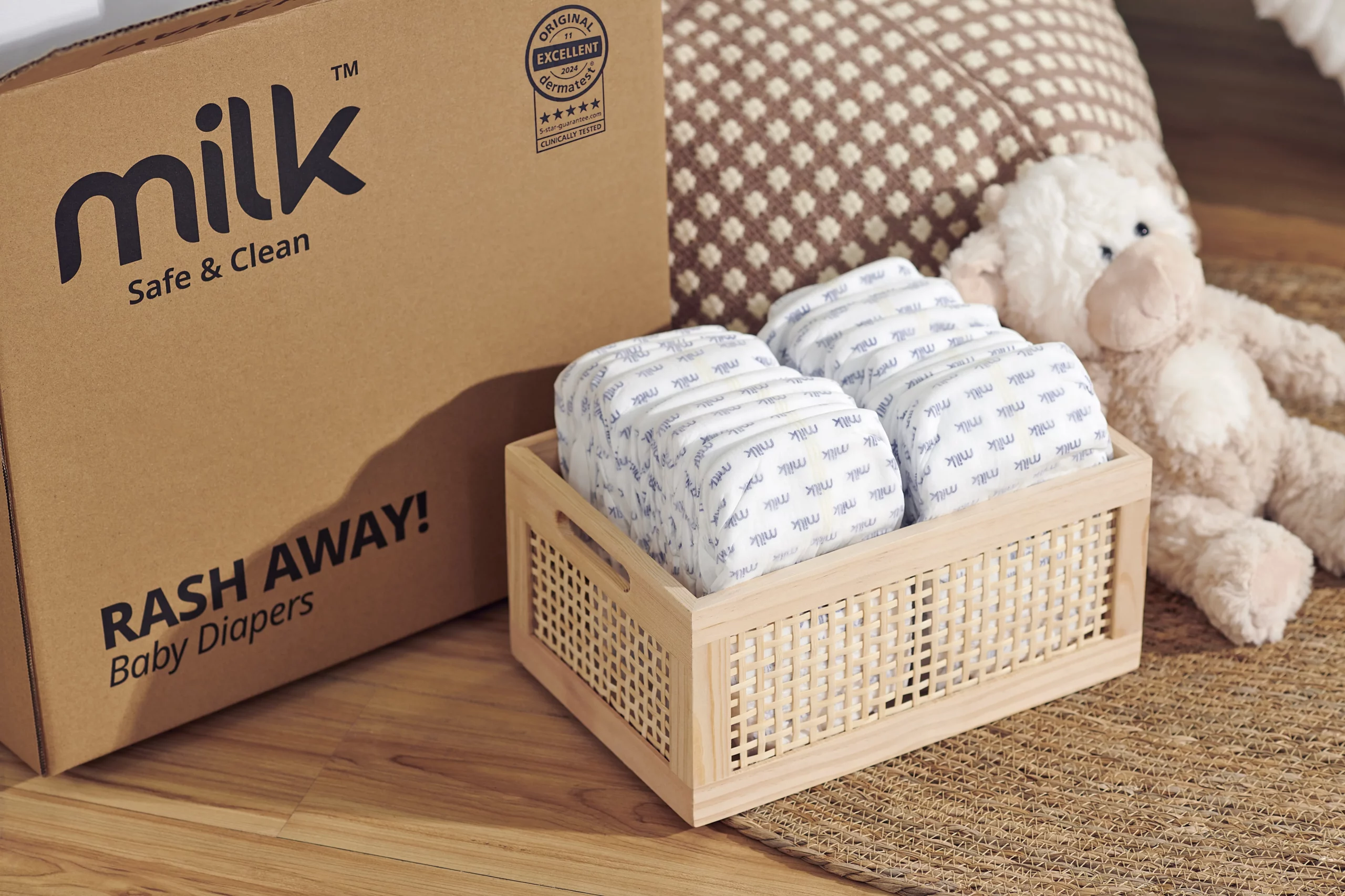 Shop Now for MILK™ Diapers | Safe and Clean